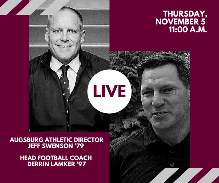 Augsburg Athletics Facebook Live Discussion with Athletic Director Jeff ...