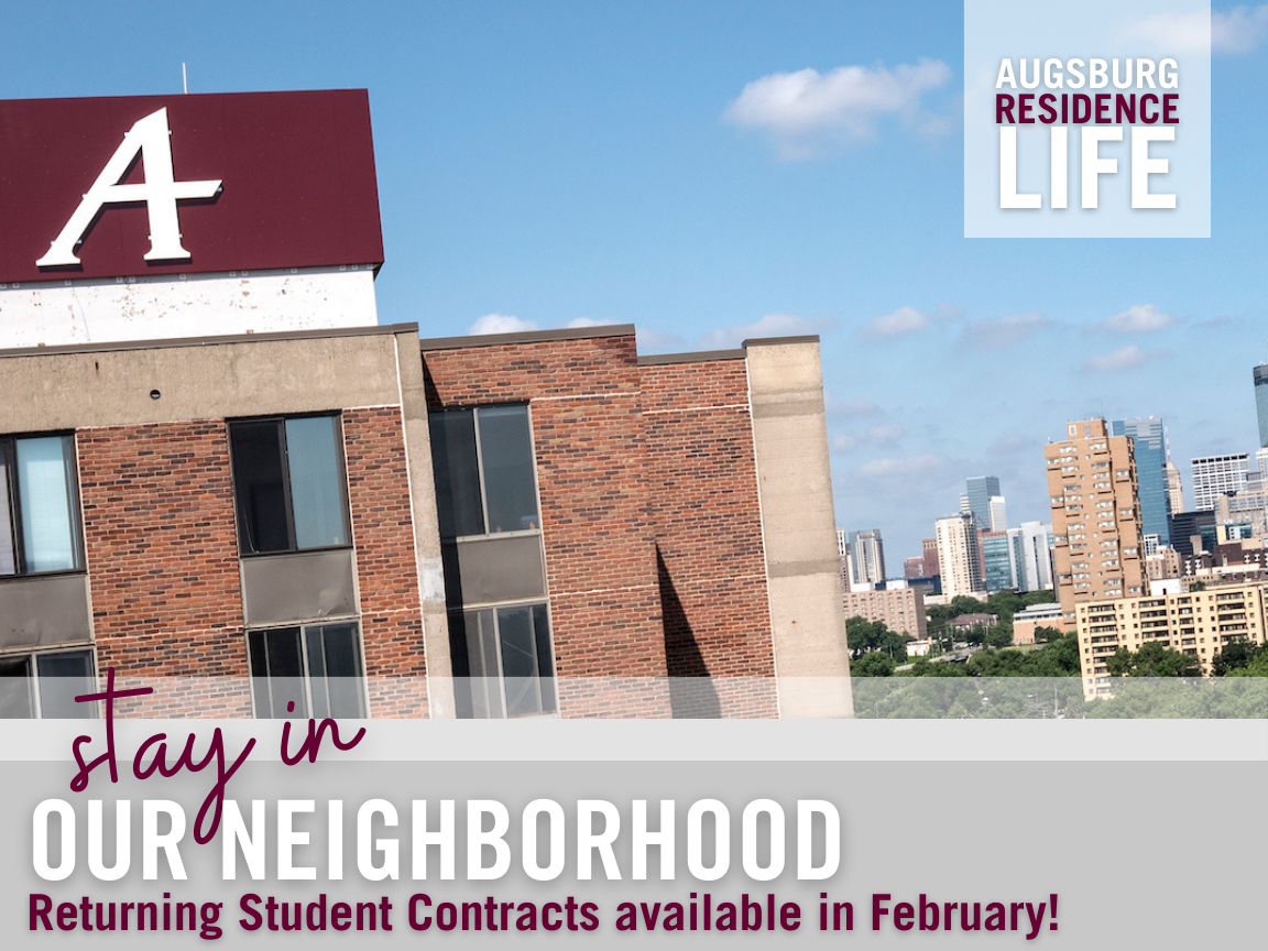 Returning Student Housing - Residence Life | Augsburg University